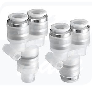 [KPU10-02] KPU, Przyłącza wtykowe do czystych pomieszczeń do instalacji nadmuchowych, przyłączki ...